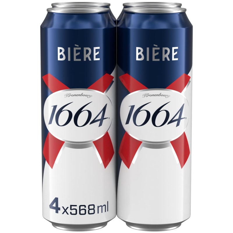 Kronenbourg 1664 Premium Beer 4 x 568ml | Alcohol - B&M