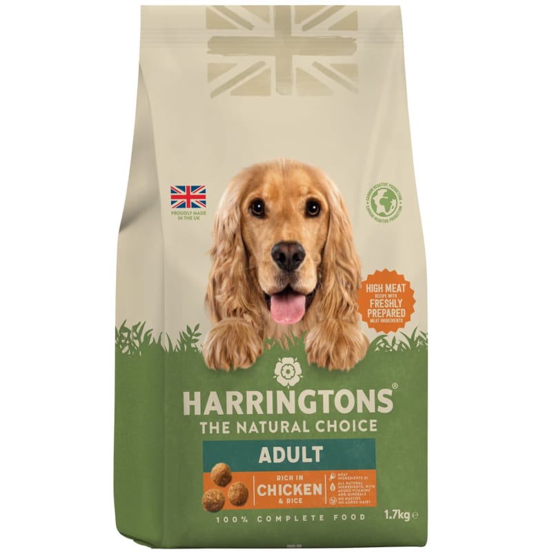 Harringtons Dog Food Adult Chicken 1.7kg | Dry Dog Food | B&M