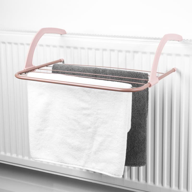 Beldray Rose Gold 6 Bar Radiator Airer | Laundry Airers | B&M