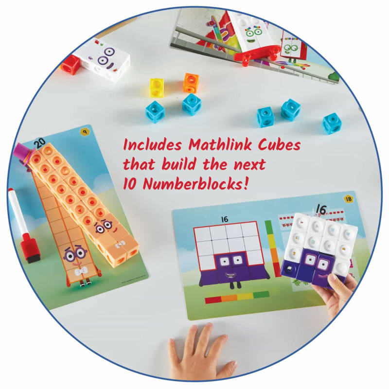 Numberblocks Mathlink Cubes 11-20 Activity Set | Educational Toys | B&M
