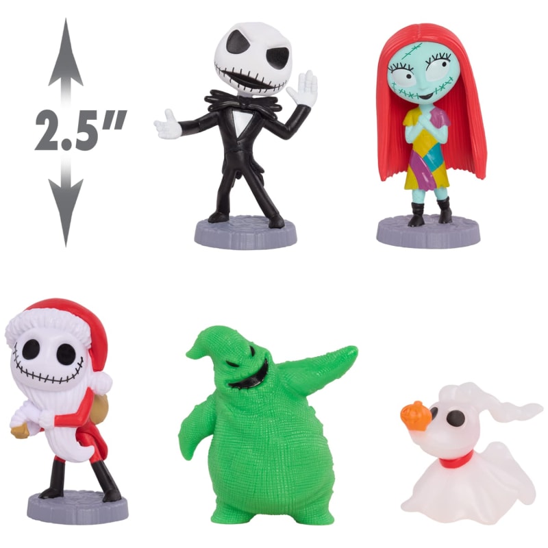 The Nightmare Before Christmas Collectable Figure Set 5pk | B&M