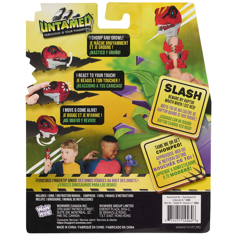 Untamed Ferocious Fingertip Dinosaur - Assorted | Toys & Games - B&M