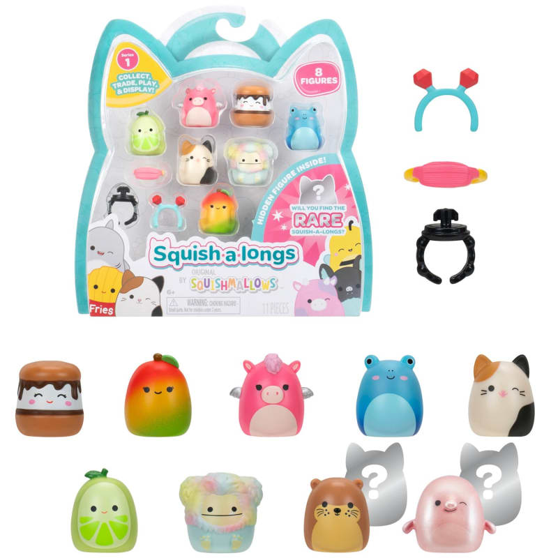 Squish-A-Longs Original Squishmallows 8pk | Collectables | B&M
