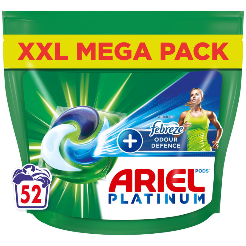 Ariel Platinum Pods & Febreze 52W | Detergents | B&M