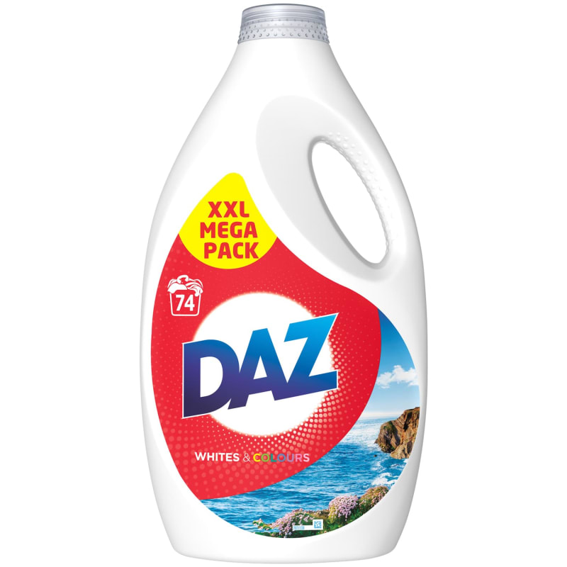 Daz Washing Liquid 74W - Whites & Colours | Detergents | B&M