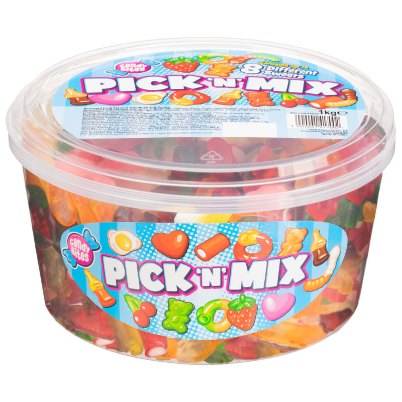 Candy Bites Pick 'N' Mix Tub 1kg | Sweets Tubs - B&M