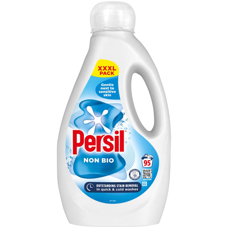 Persil Liquid Detergent Non-Bio 95W | Laundry Pods | B&M