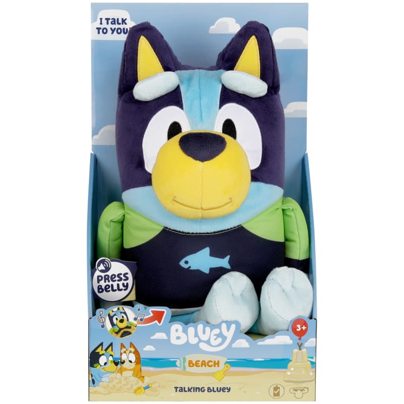 Bluey Talking Plush - Bluey | Soft Toys | B&M