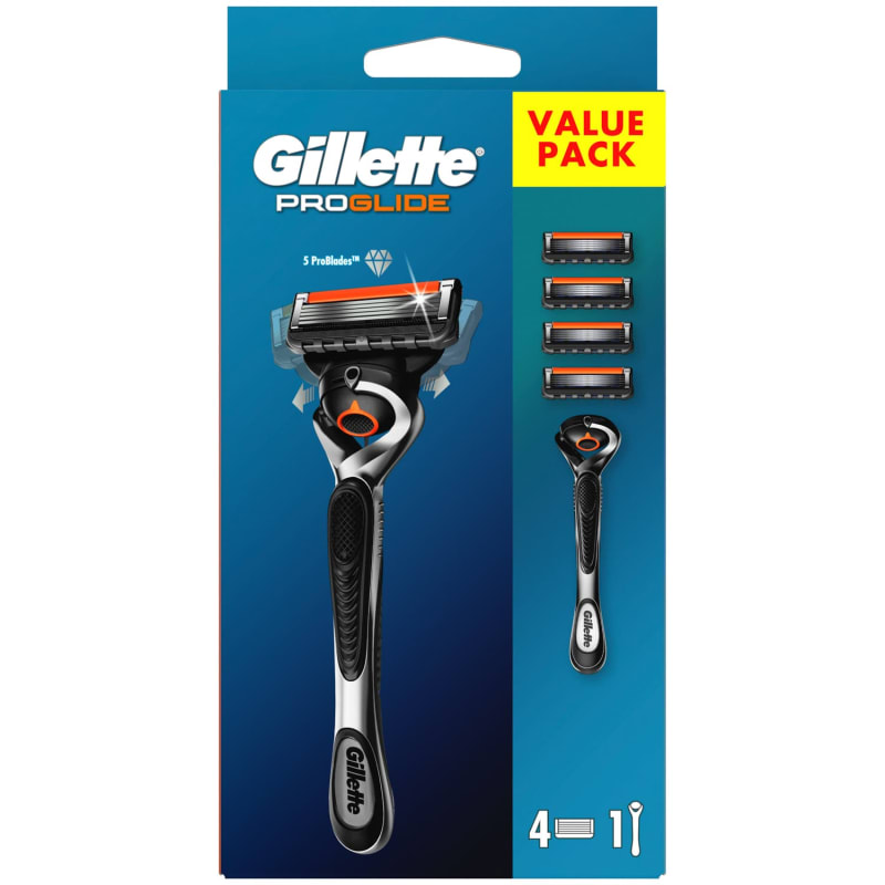 Gillette Pro Glide Razor Starter Pack | Men's Razors - B&M