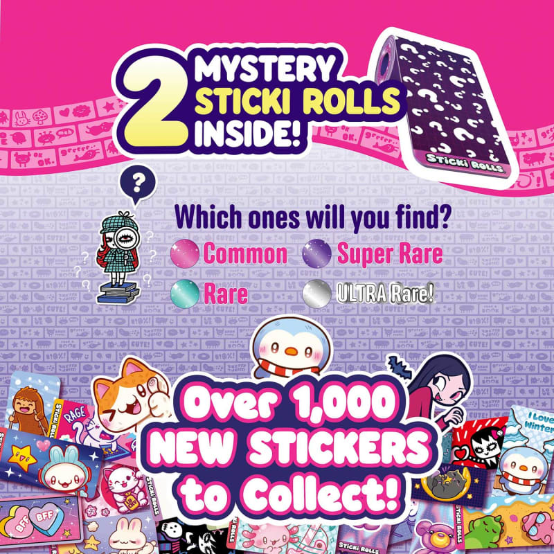 Sticki Rolls Sticki Bands Single - Assorted | Collectables | B&M
