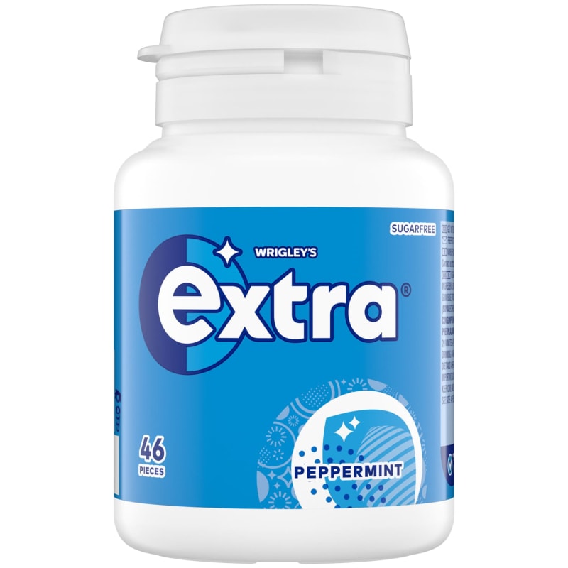 Wrigley's Extra Chewing Gum 46pk - Peppermint | Mints & Gums | B&M