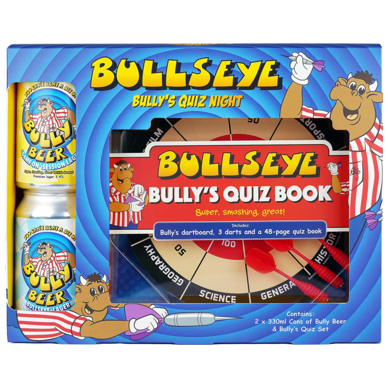 Bullseye Bully's Quiz Night Set | Alcohol Gift Sets | B&M