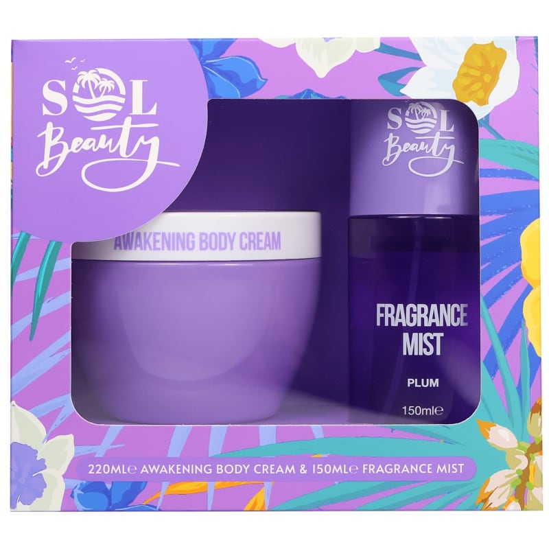 Sol Beauty Mist & Cream Set 2pk - Plum | Beauty Gifts | B&M