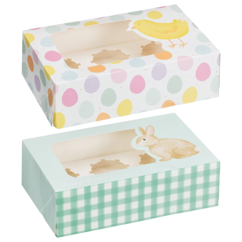 Easter 6 Cupcake Box 2pk | Easter Baking Crafts | B&M