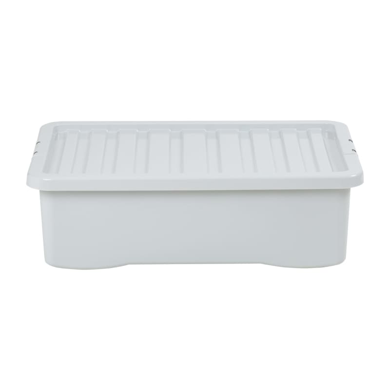 Under Bed Storage Box 32L - Pebble| Storage Boxes - B&M Stores