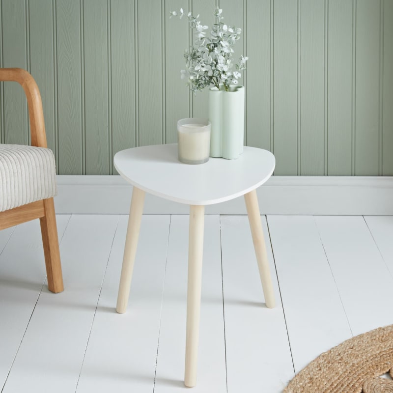 Simply White Side Table - Small | Side Tables | B&M