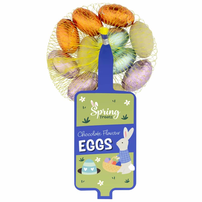 Spring Treats Chocolate Net 12pk - Eggs | Kids' Easter Gifts | B&M
