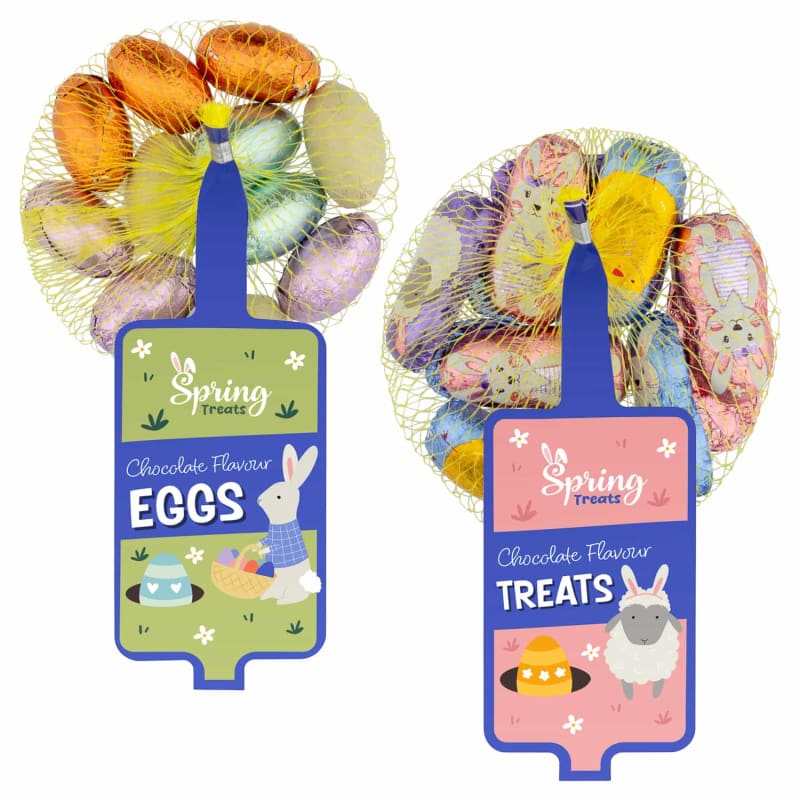 Spring Treats Chocolate Net 12pk - Eggs | Kids' Easter Gifts | B&M