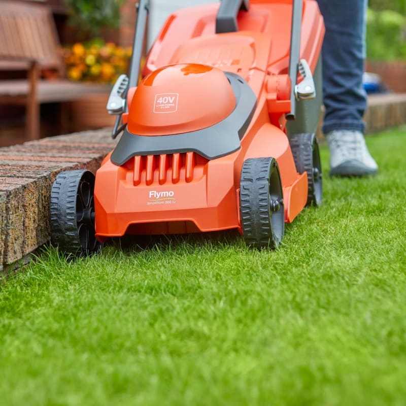 Flymo SimpliStore 300 Li Cordless Lawnmower | Garden Electricals | B&M