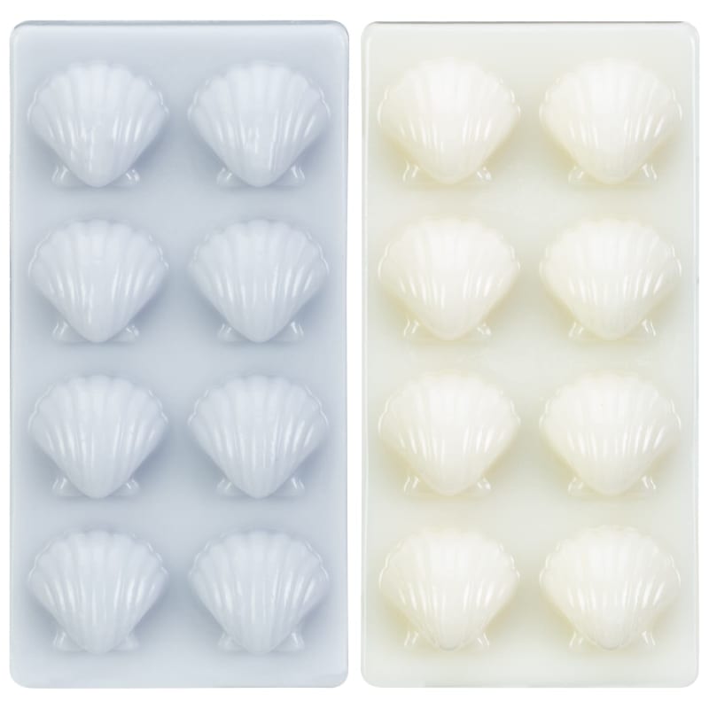 Shell Shaped Wax Melts 8pk - White | Candles & Diffusers | B&M