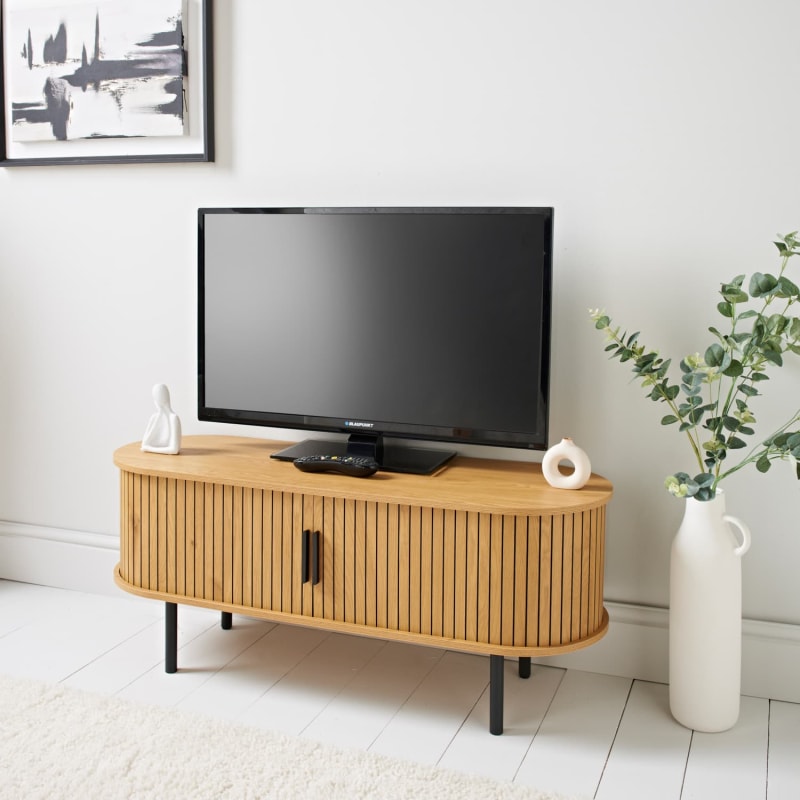 Kristen TV Unit & Low Sideboard | TV Units & Stands | B&M