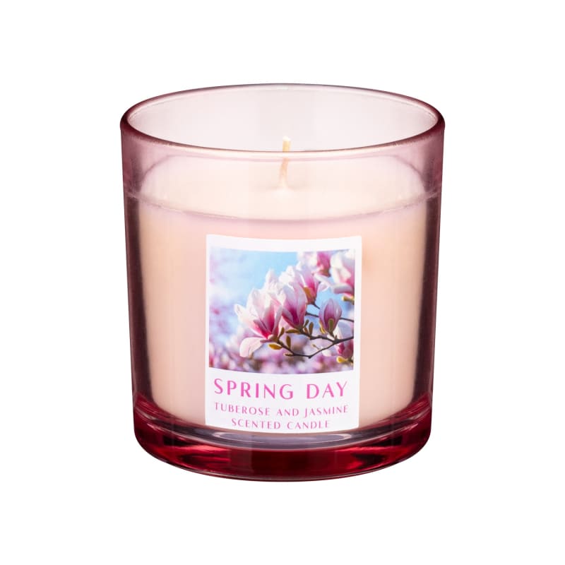 Spring Day Scented Candle 200g - Tuberose & Jasmine | Candles | B&M