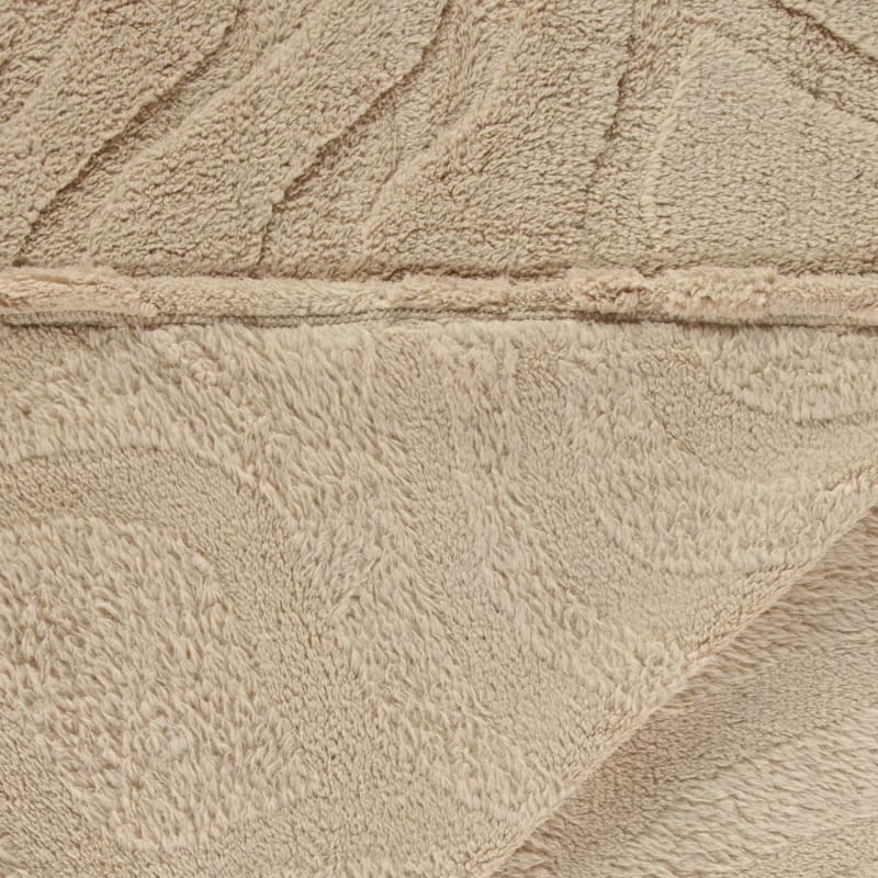 Carved Fleece Throw - Mink | Throws | B&M