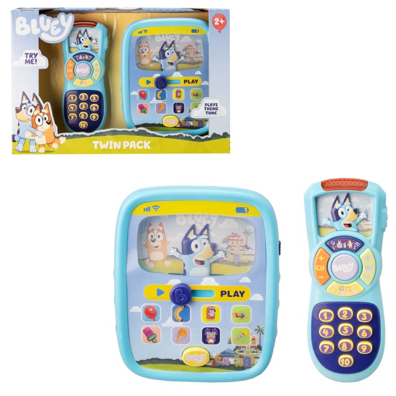 Bluey Remote Control & Tablet Twin Pack | Baby & Toddler Toys | B&M