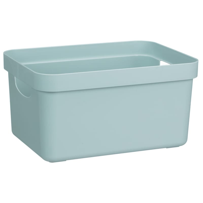 Large Storage Tub with Handles - Sage | Baskets - B&M