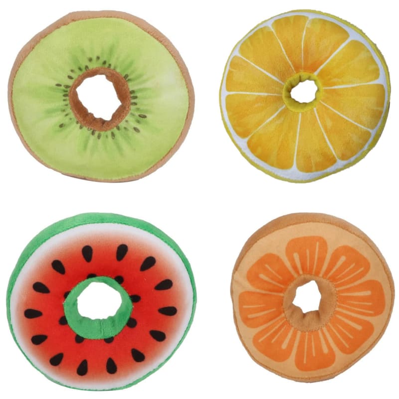 Cool Vibes Fruity Donut Pet Toy - Watermelon | Dog Toys | B&M