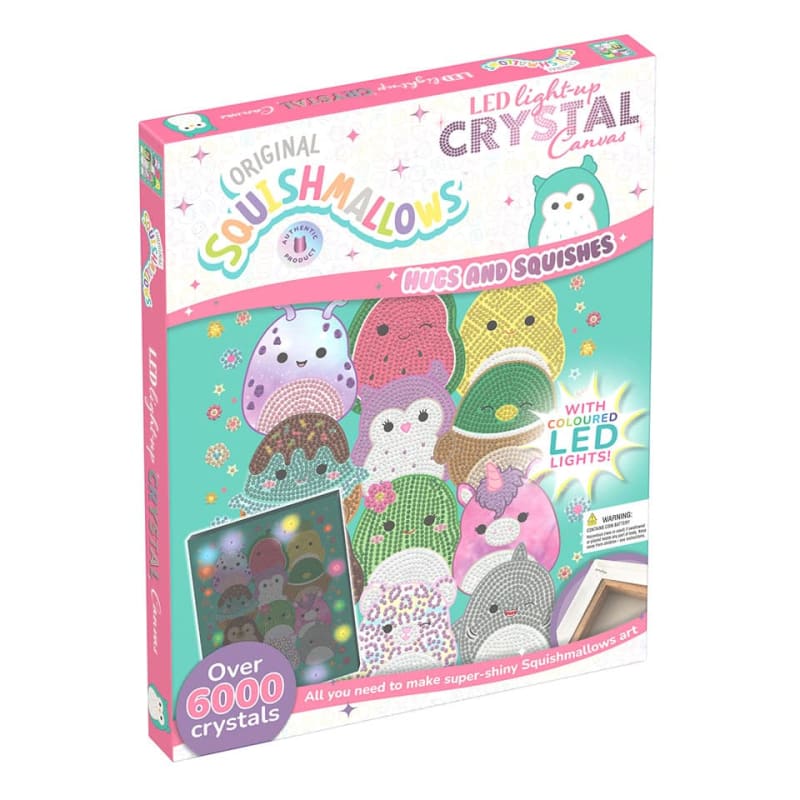 Squishmallows LED Light Up Crystal Canvas - Assorted | B&M