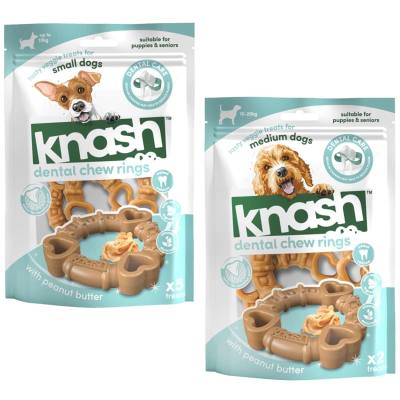 Knash Dental Chew Rings 5pk - Small Dog | Dog Treats | B&M