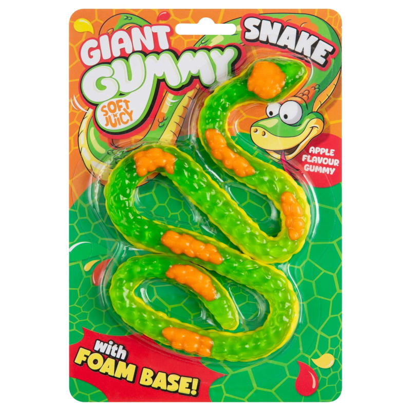 Giant Gummy Snake 80g - Apple | Sweets - B&M Stores