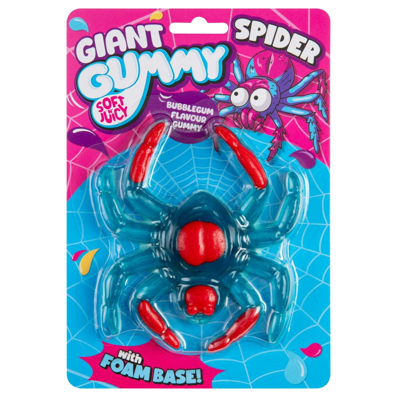 Giant Gummy Spider 80g - Bubblegum | Sweets - B&M Stores