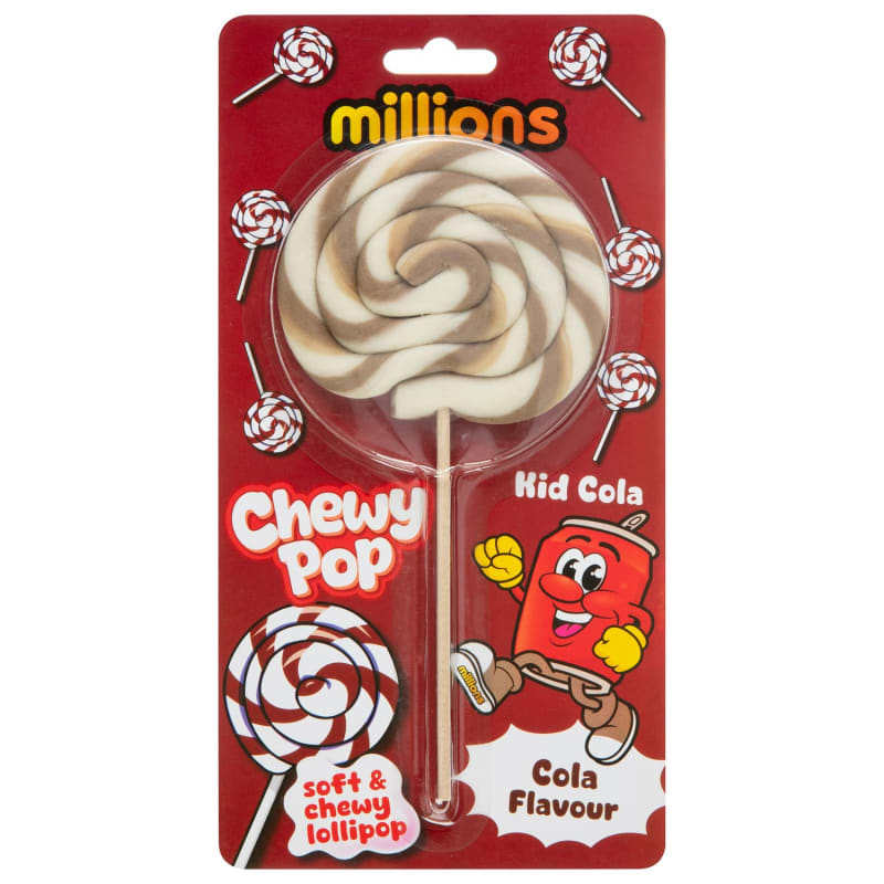 Millions Chewy Pop 80g - Cola | Novelty Gifts | B&M