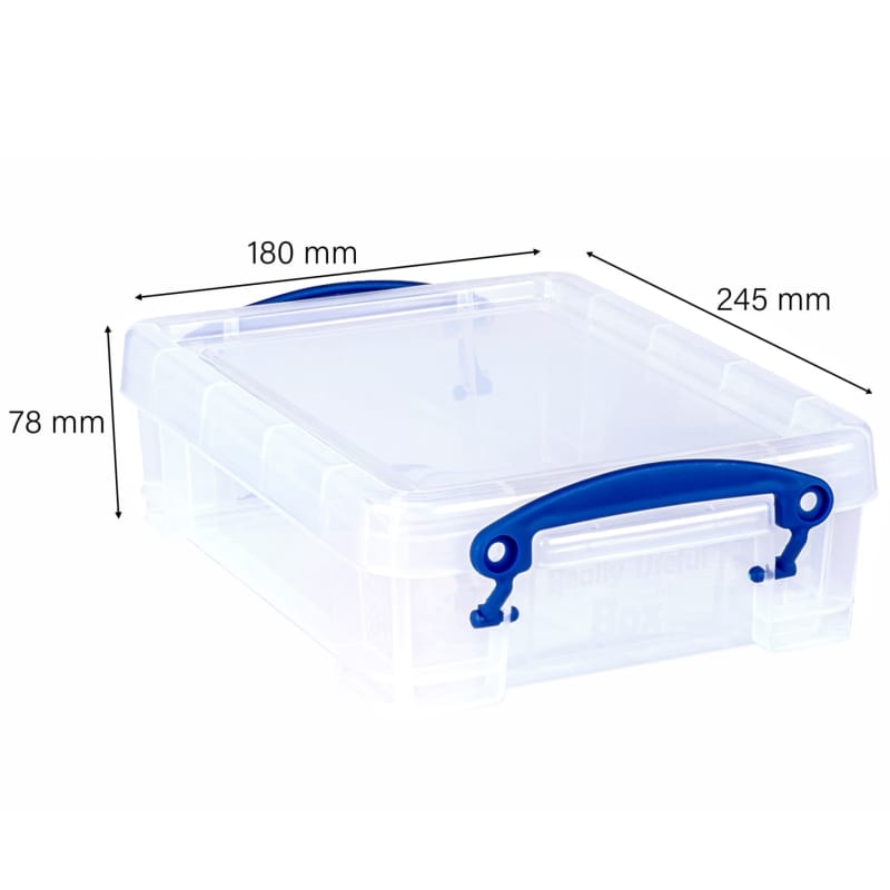 Really Useful Boxes 1.75L 3pk | Filing | B&M