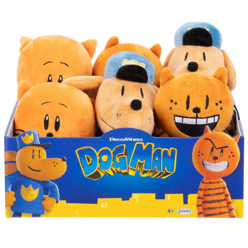 Dog Man Plush 9" - Assorted | Teddy Bears & Soft Toys | B&M