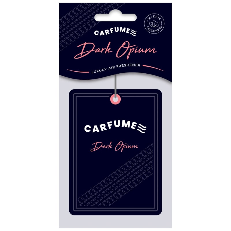 Carfume Card Air Freshener - Dark Opium | Car Accessories | B&M