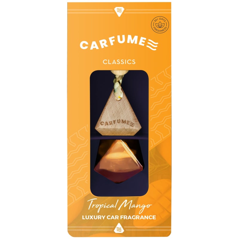 Carfume Classics Air Freshener - Tropical Mango | Car Accessories | B&M