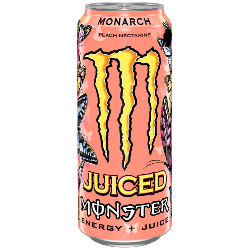 Monster Energy Juiced Monarch Peach & Nectarine Drink 500ml | B&M