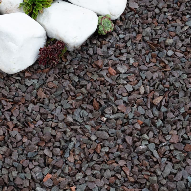 Heather Purple Chippings 750kg - Bulk Bag | B&M