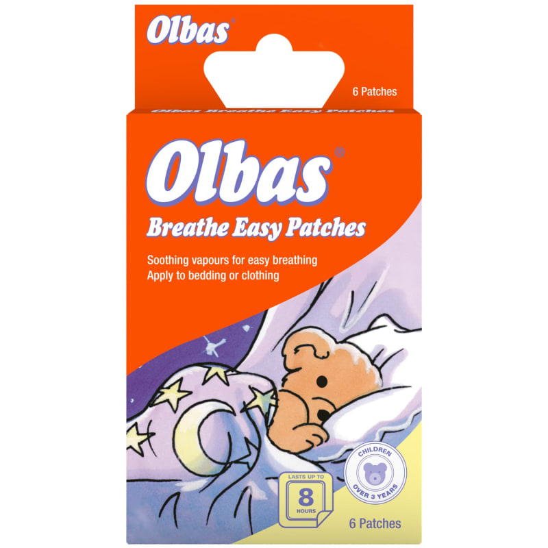 Olbas Breathe Easy Patches 6pk | Baby Healthcare | B&M