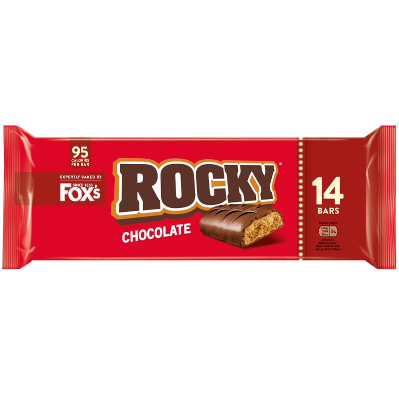 Fox's Rocky Chocolate Bars 14pk | Chocolate Bars | B&M