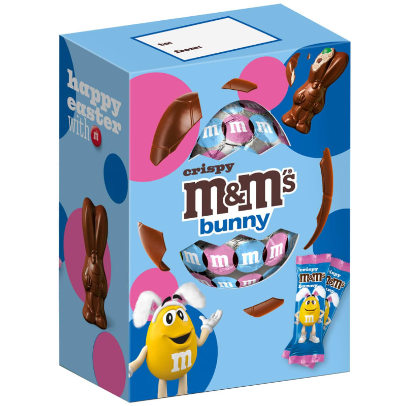 M&M's Crispy Bunny Easter Egg 149g | Cheap Easter Eggs - B&M