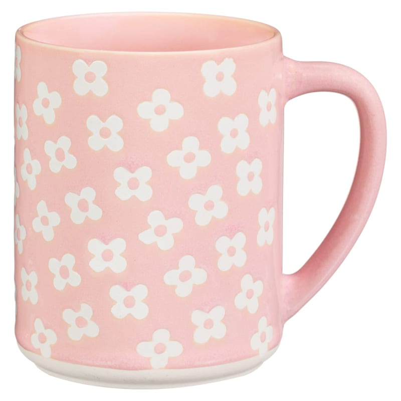 Floral Mug - Pink | Mugs | B&M