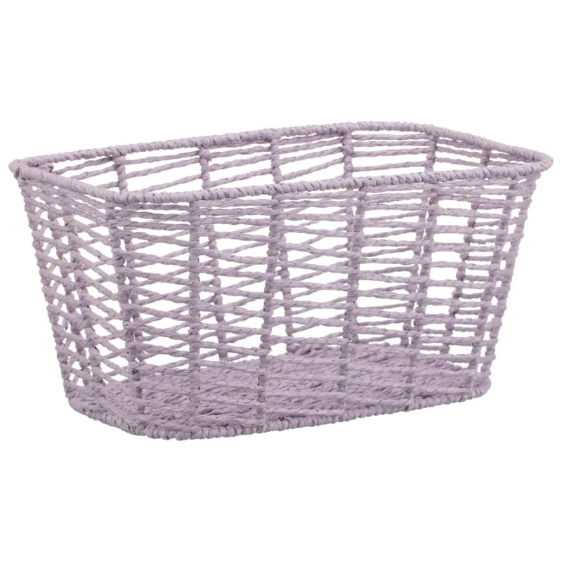 Simply Brights Paper Basket - Purple | Storage Baskets | B&M
