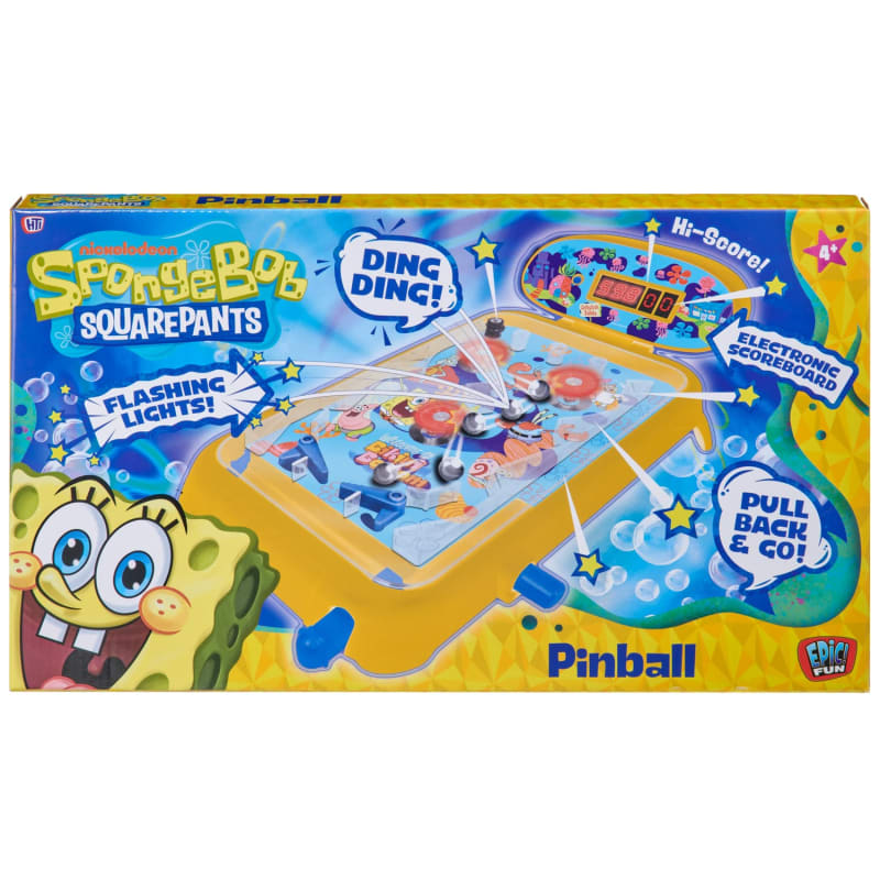 Spongebob Squarepants Pinball Machine | Action Playsets | B&M
