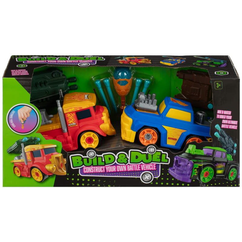 Build & Duel Battle Vehicle 2pk | Car Toys | B&M