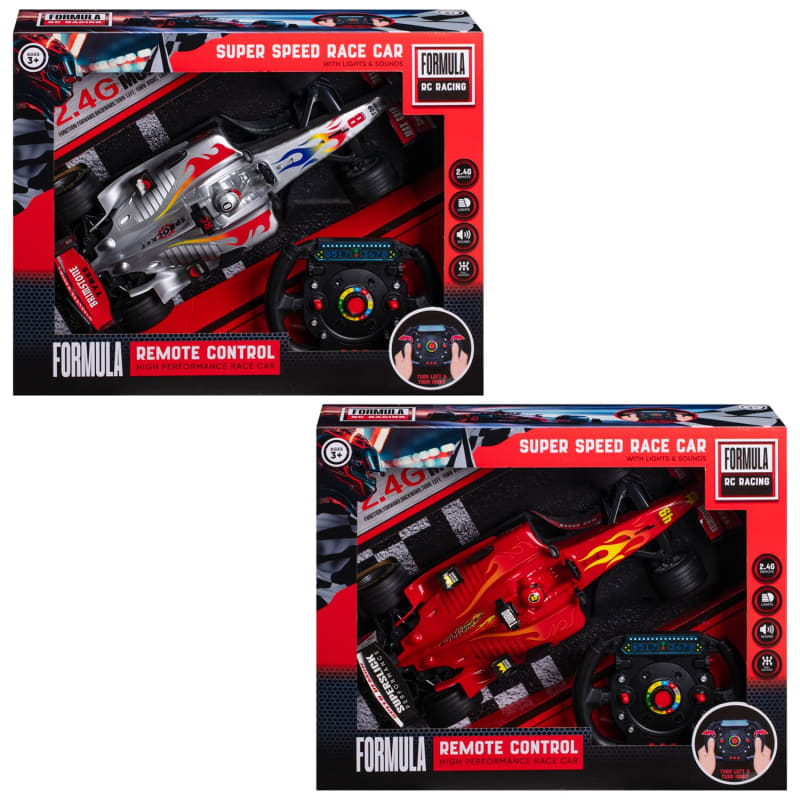 Super Speed RC Race Car - Silver | Remote Control Cars | B&M