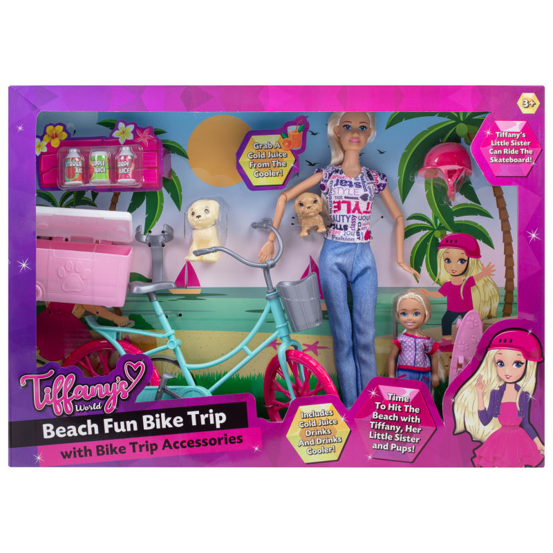 Tiffany's World Beach Fun Bike Trip Playset | Dolls | B&M